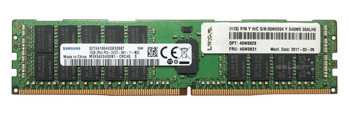 Memory RAM 1x 16GB Lenovo ThinkServer & System X DDR4 2Rx4 2400MHz ECC ...