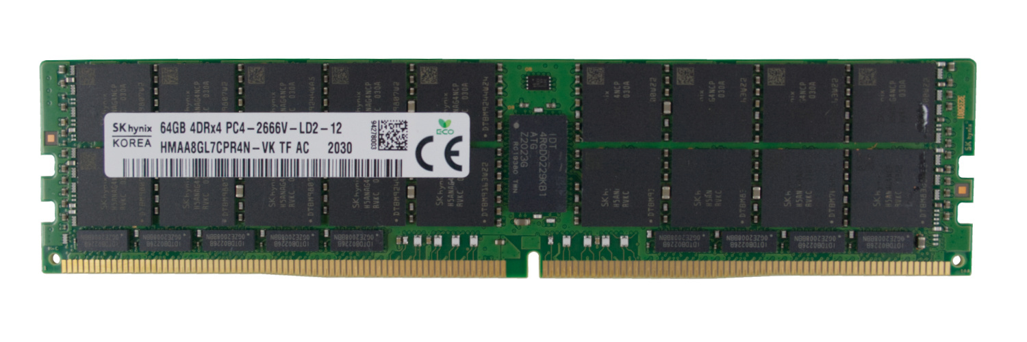 Memory RAM 1x 64GB Hynix ECC LOAD REDUCED DDR4 4Rx4 2666MHZ PC4-21300 ...