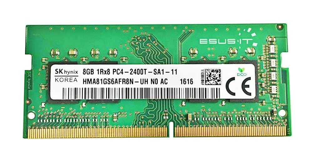 Memory RAM 1x 8GB Hynix SO-DIMM DDR4 2400MHz PC4-19200 | HMA81GS6AFR8N ...
